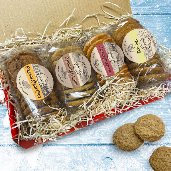 Christmas Gift Vegan Vegetarian Biscuit Hamper – Home Farm Biscuits Ltd